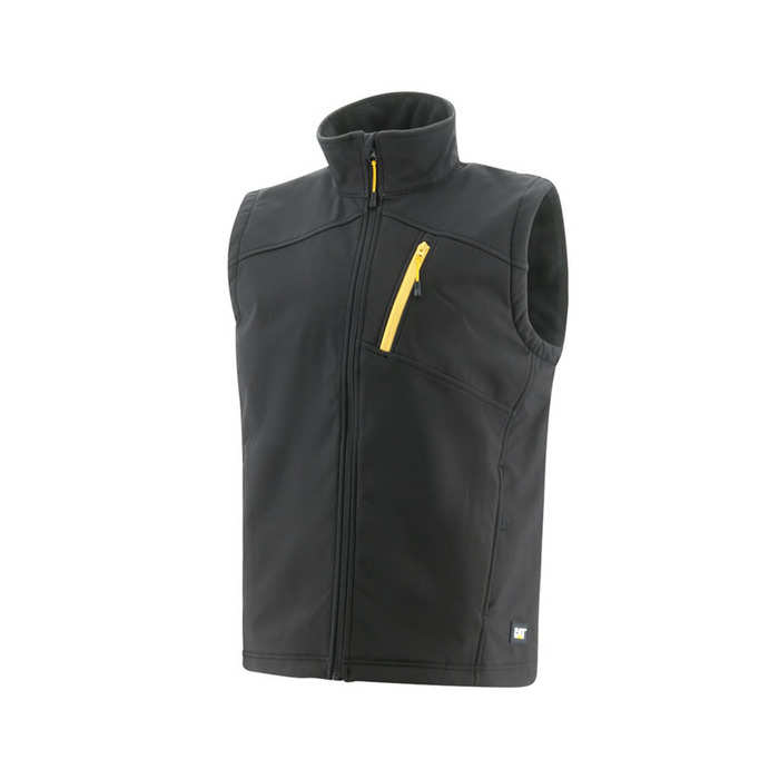Essential Softshell Vest | Black | CAT Apparel