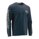 Trademark banner l/s tee - Dark marine - Cw - tops - CAT Footwear