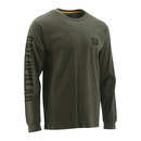 Trademark banner l/s tee - Chive - Cw - tops - CAT Footwear