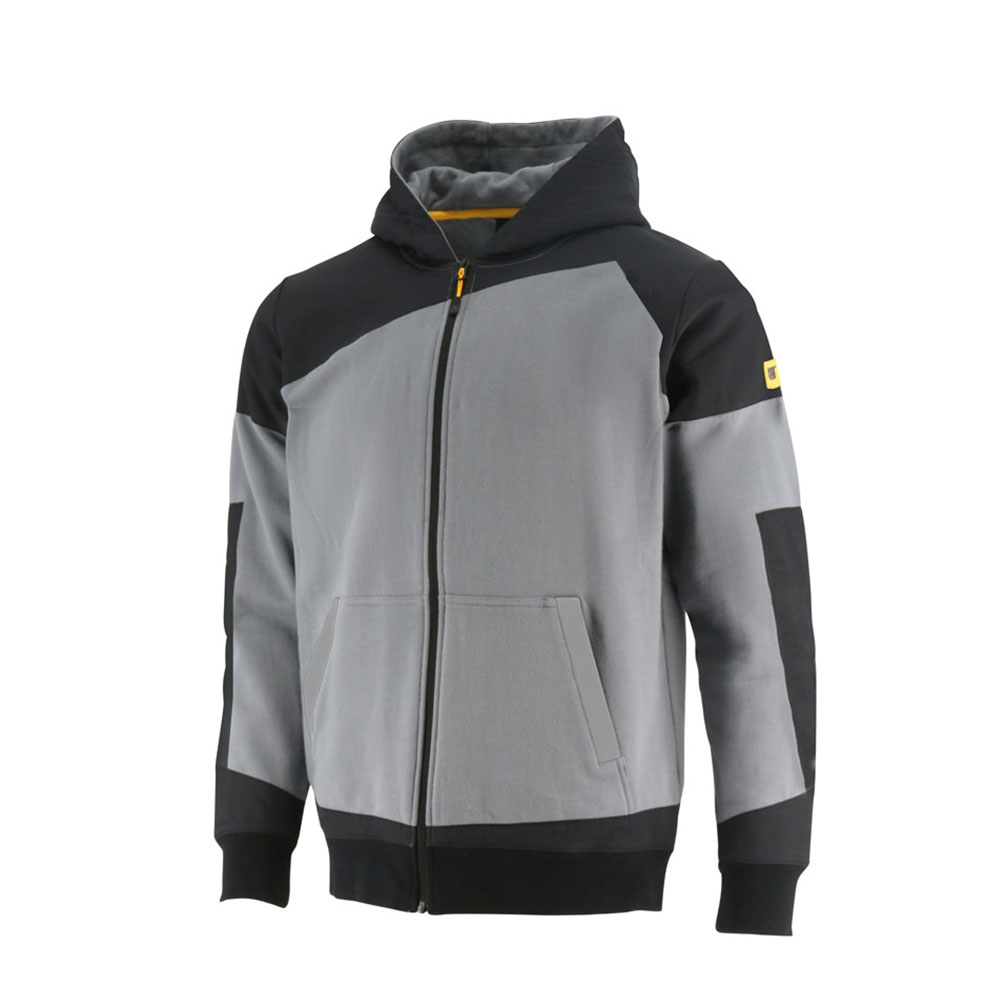 Trade full zip sweatshirt - Dark shadows - black - Cw - tops - CAT Footwear