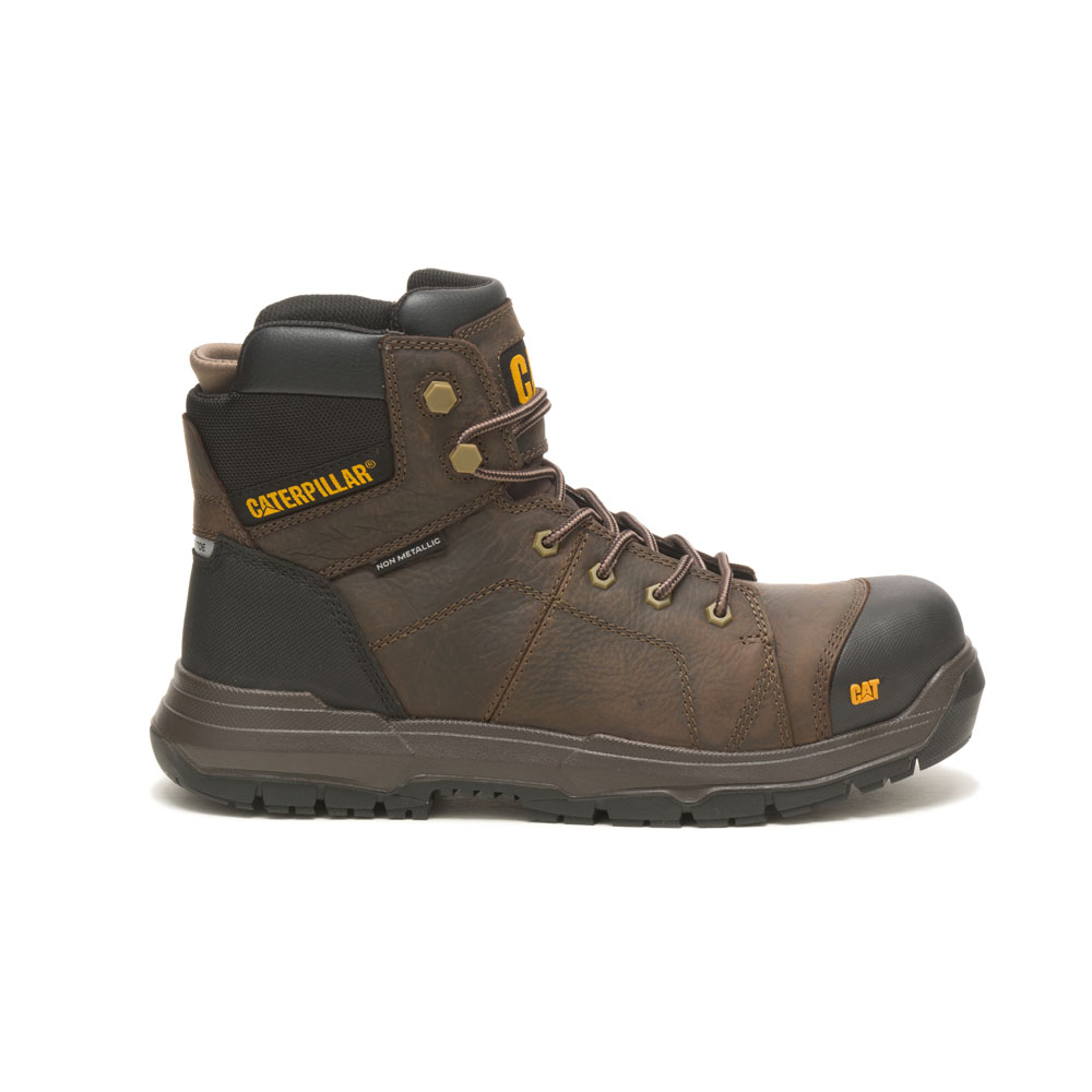 Crossrail 2.0 ct s3 wr hro src - Dark coffee - Cs - mens - CAT Footwear