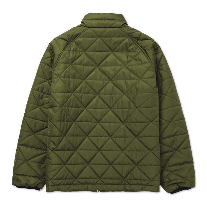Mediumweight insulated triangle quilted jacket - Dusty olive - Ca ...