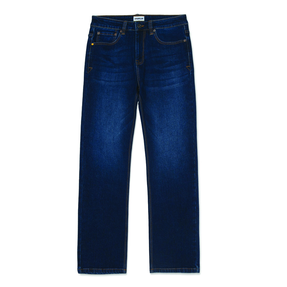 Eco stretch denim straight - Dark stone - Ca - pants - CAT Footwear