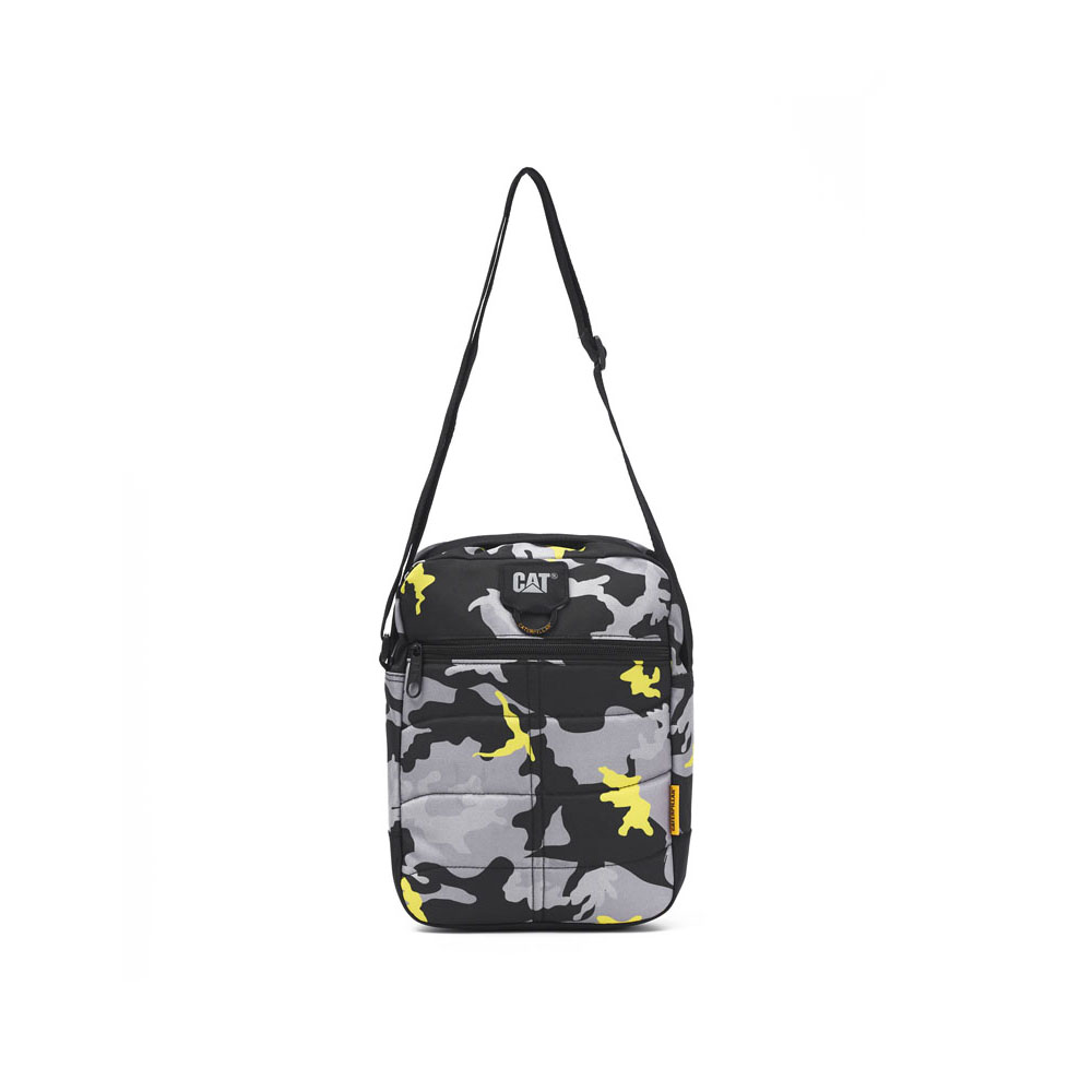 Ryan shoulder bag - Aop camo black/grey/yellow - Bg - unit - CAT Footwear